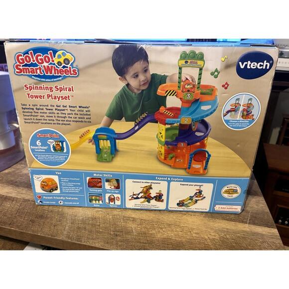 vtech | Other | Vtech Go Go Smart Wheels Spinning Spiral Tower Playset ...
